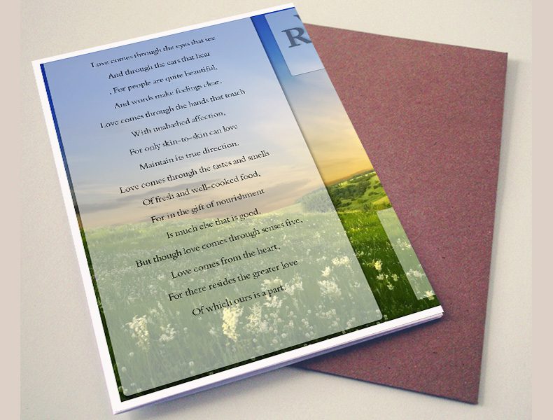 Pink Lack Funeral Program Word Template | QuickFuneral LLC